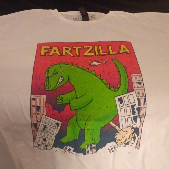 Hot Topic | Shirts | Fartzilla Epic Shirt Xl Nwot | Poshmark